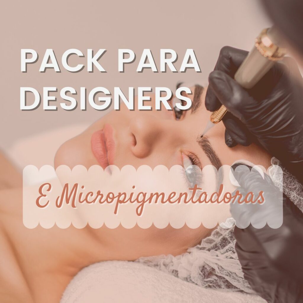 Pack Canva Para Designer E Micropigmentadoras De Sobrancelhas Plumo